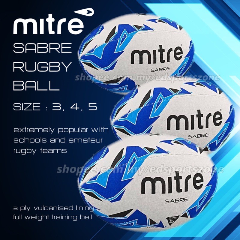 Mitre Sabre Rugby Ball Training High Quality Very Effective Bola ...