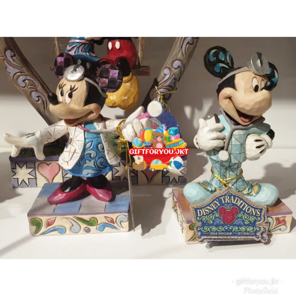 Disney Traditions Mickey Minnie Mouse Figure Doctor Doctor Enesco ...