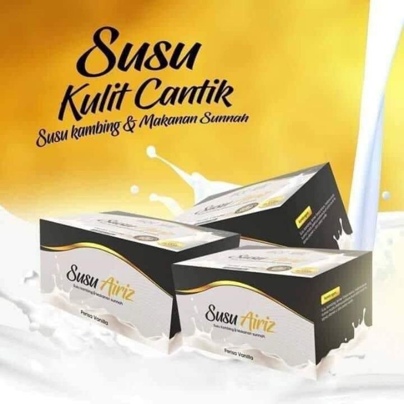 AIRIZ Susu Vanilla Susu Kambing | Makanan Sunnah | Susu Kambing ...