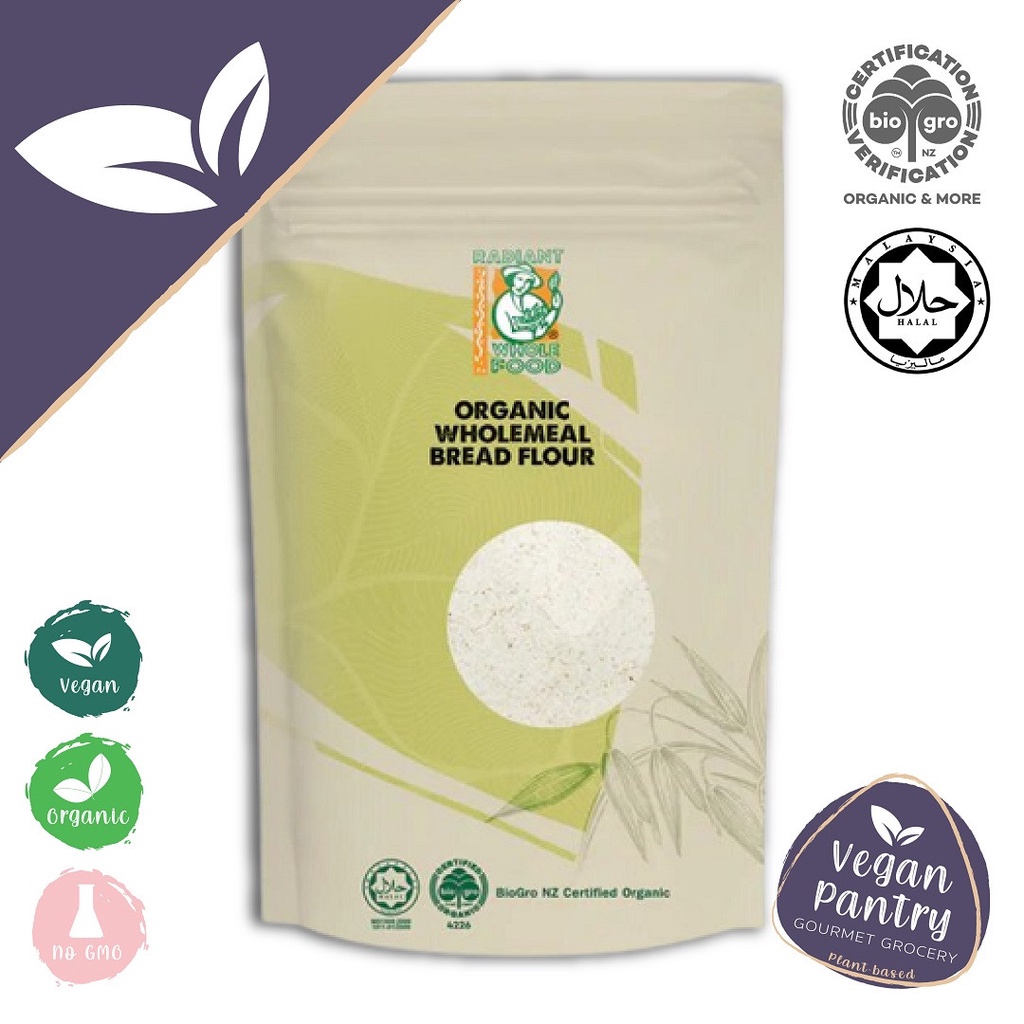 Radiant Organic Wholemeal Bread Flour 1kg | Shopee Malaysia