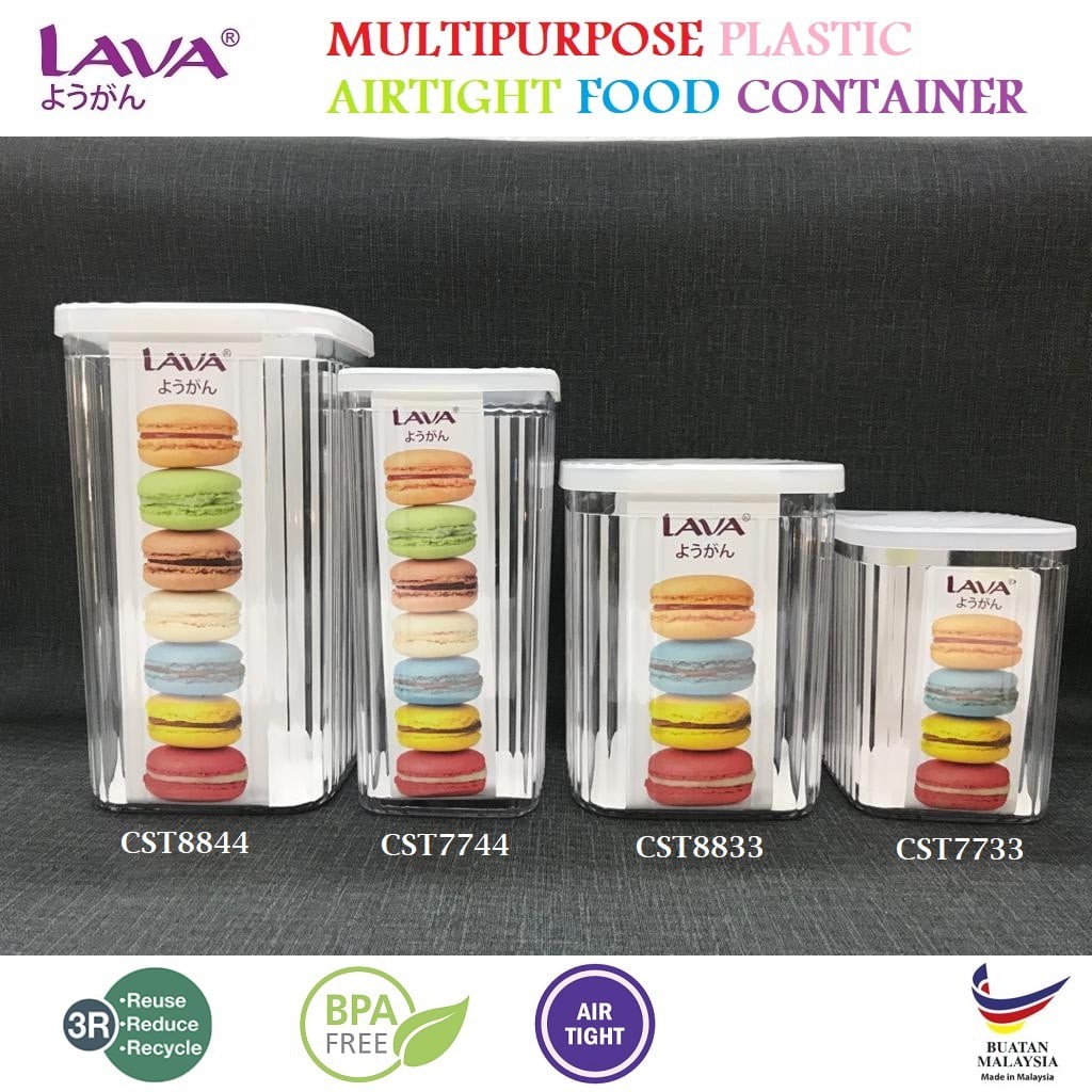 LAVA BPA Free Polystyrene Food Container With 100% Airtight Lid Bekas ...