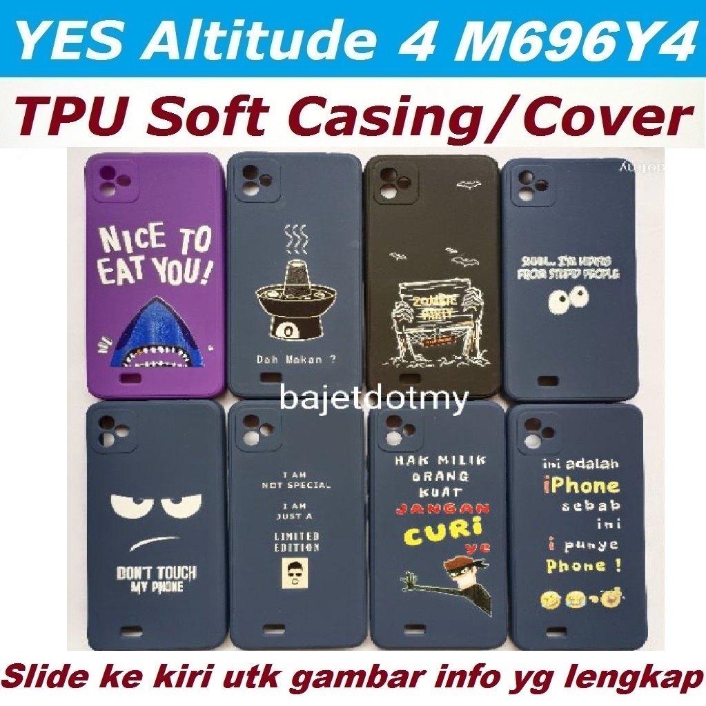 YES Altitude 4 M696Y4 M696 fancy YES 4 casing case corak karton soft ...