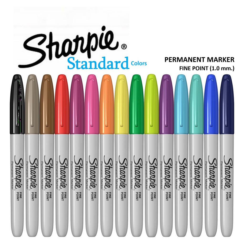 Magic Pen Sharpie Standard Colors Head 1.0 (16 Available) | Shopee Malaysia