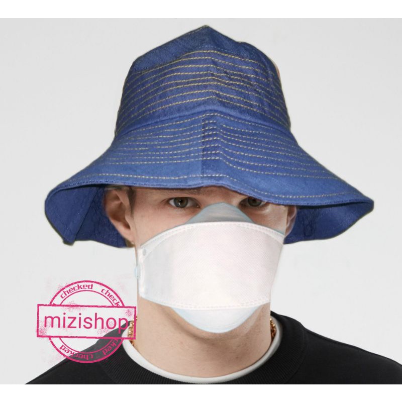 topi kebun petani farmer hat jerami fishing denim bucket | Shopee Malaysia