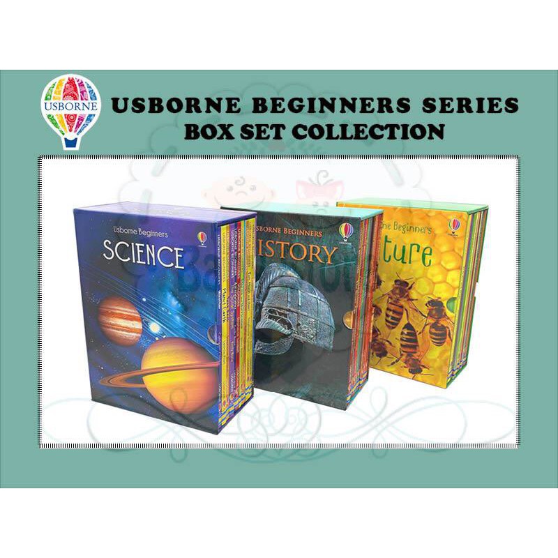 Usborne Beginners Series Collection Box Set (History, Nature, Science ...