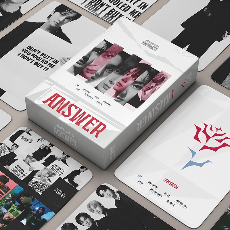 54pcs/box ENHYPEN Photocards 2022 DIMENSION : ANSWER Album SUNOO JAY ...