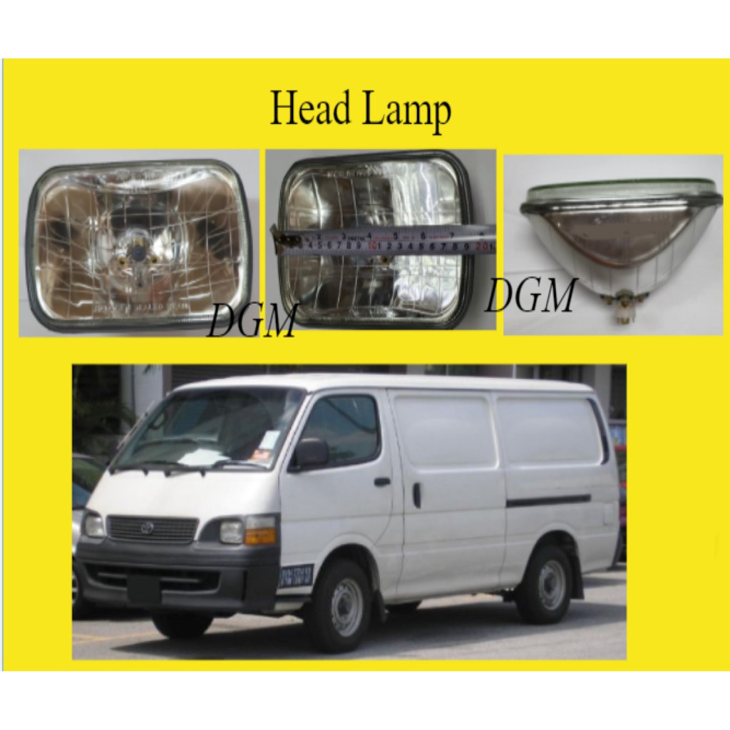 Sealed Beam Headlight 6052 12v 60/55w For Toyota Dyna Hiace Liteace ...