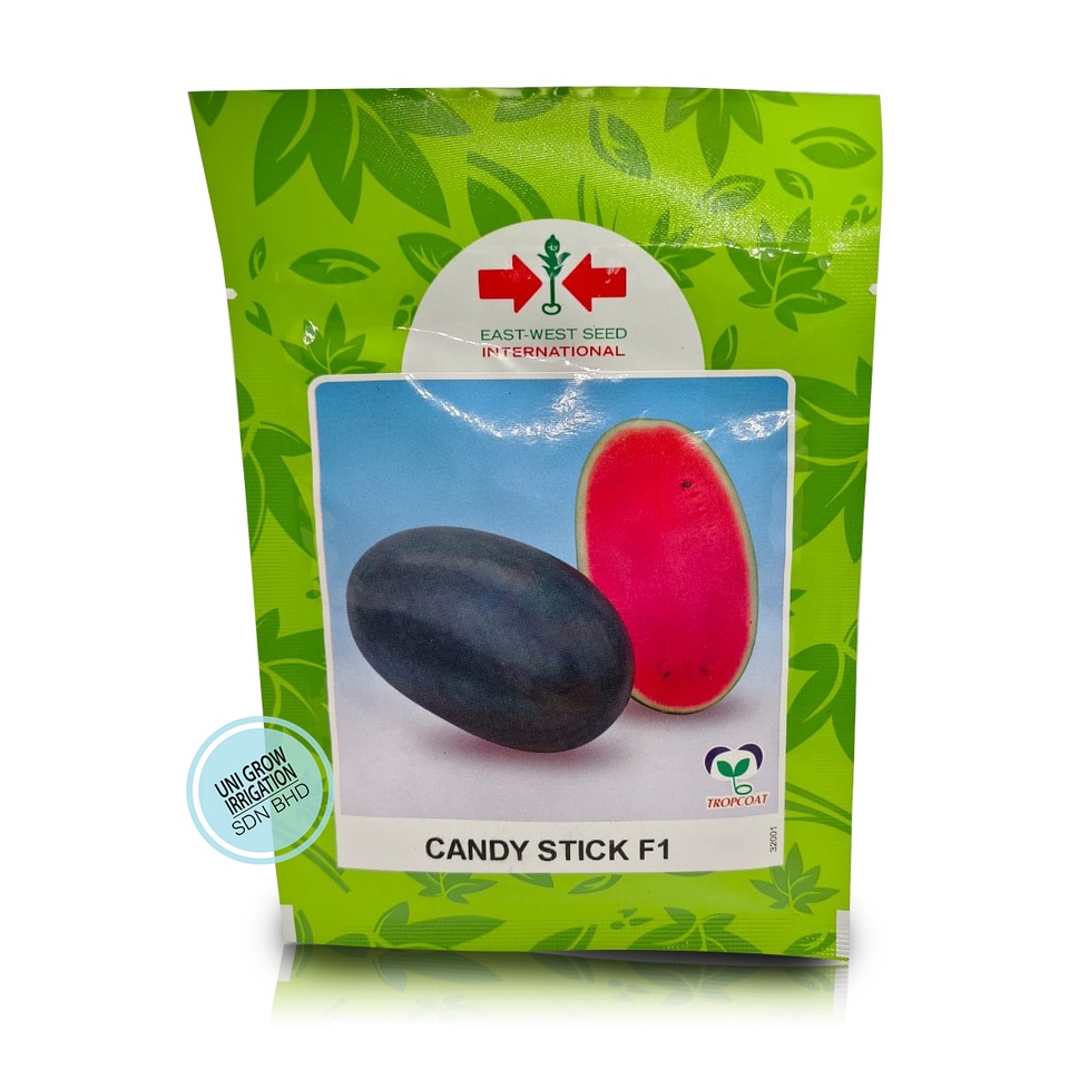 (20gm) +-500 Biji F1 Candy Stick Tembikai Merah Benih East West Seed ...