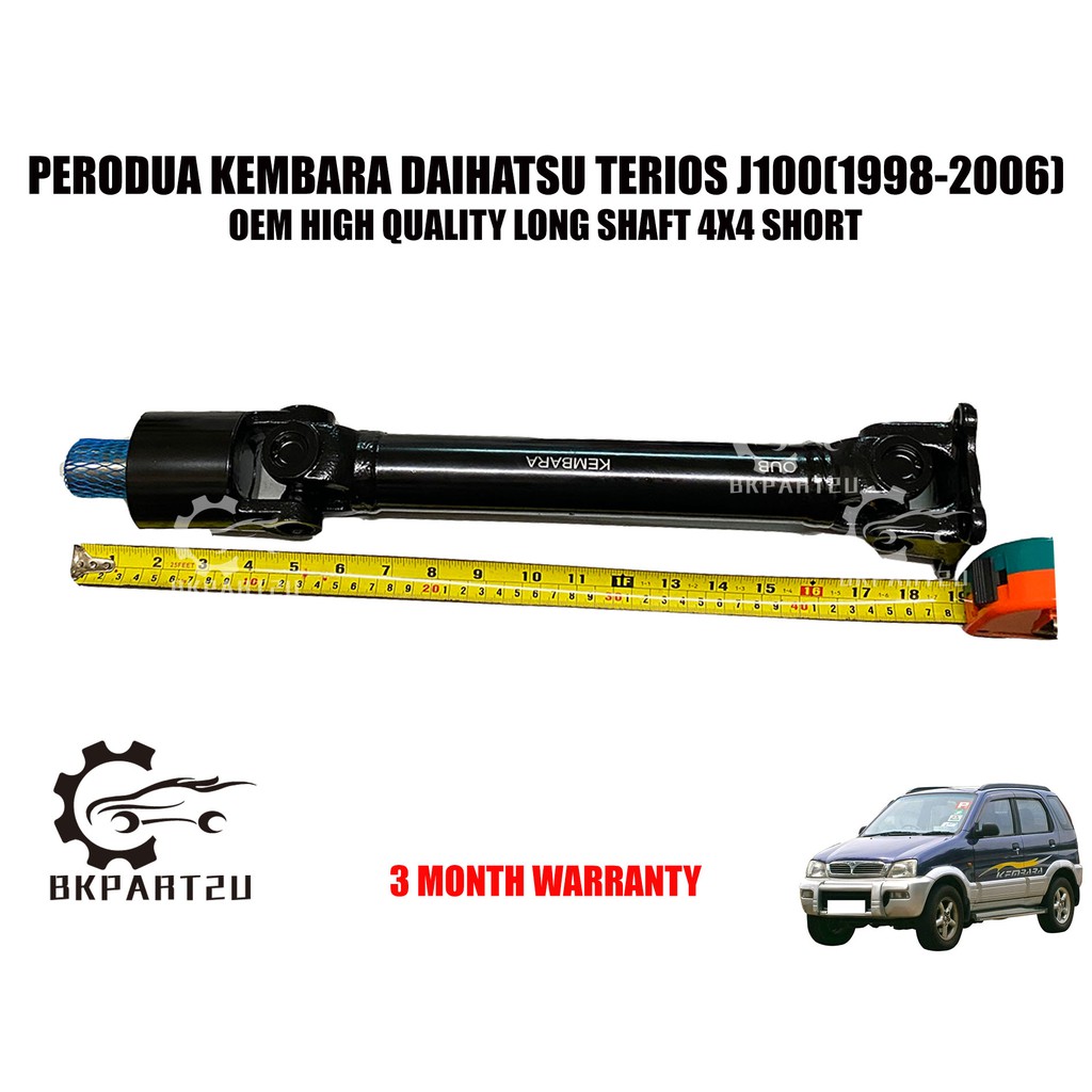 PERODUA KEMBARA DAIHATSU TERIOS J100 (1998-2006) LONG SHAFT 4X4 SHORT ...