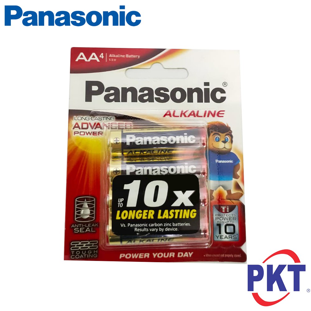 PANASONIC ALKALINE BATTERY 2A/AA 1.5V 4PCS | Shopee Malaysia