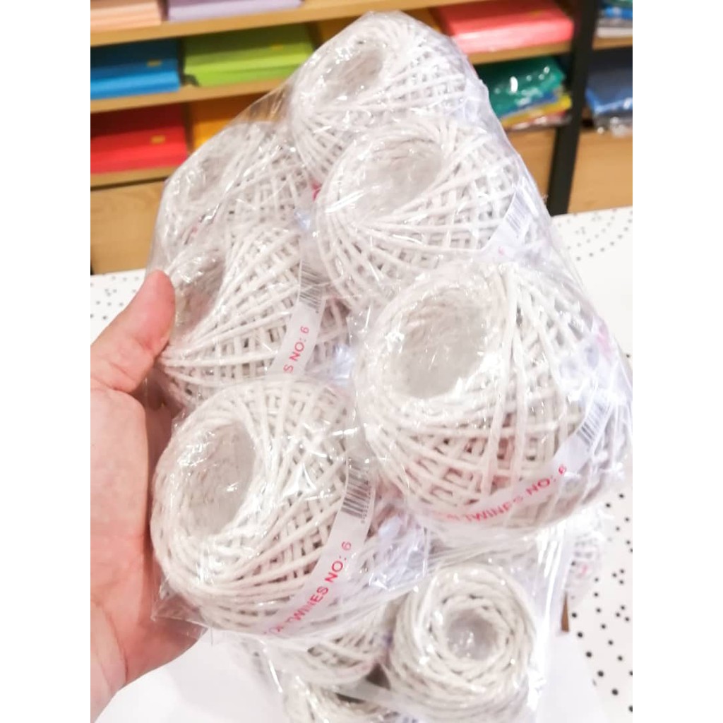 Parcel String / Cotton Twines / Ties Up Parcel and Crafts Usage / Tali ...