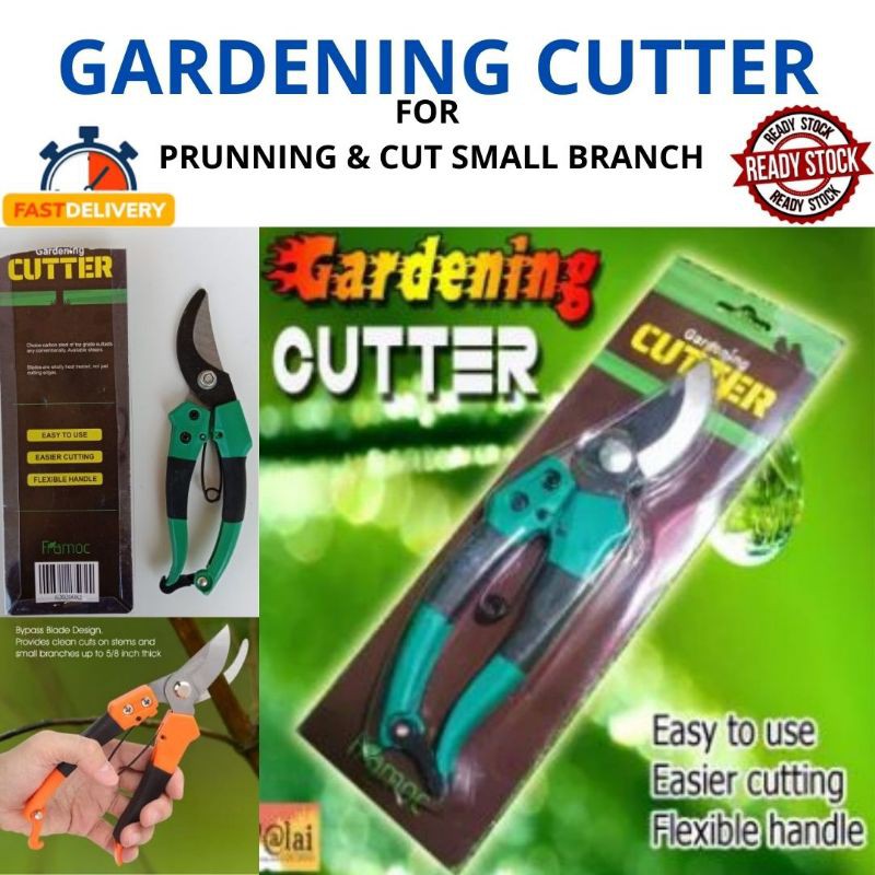 Gunting Pokok Bunga Gardening Cutter High Quality / Gunting Dahan Pokok ...