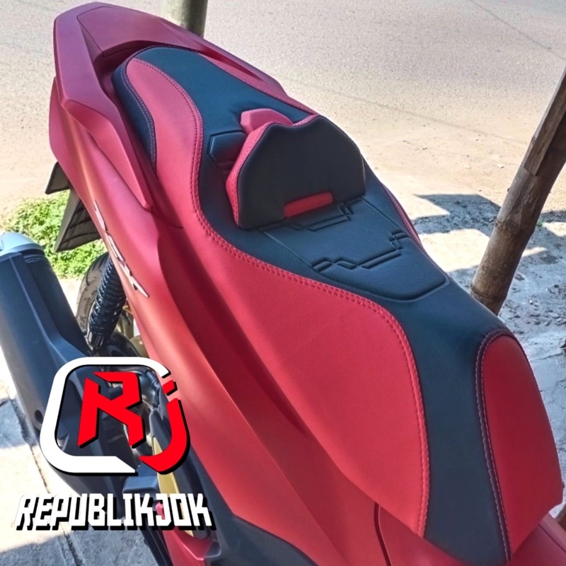 Custom Seat Leather with Backrest Variations, Nmax, Aerox, PCX, Vario ...
