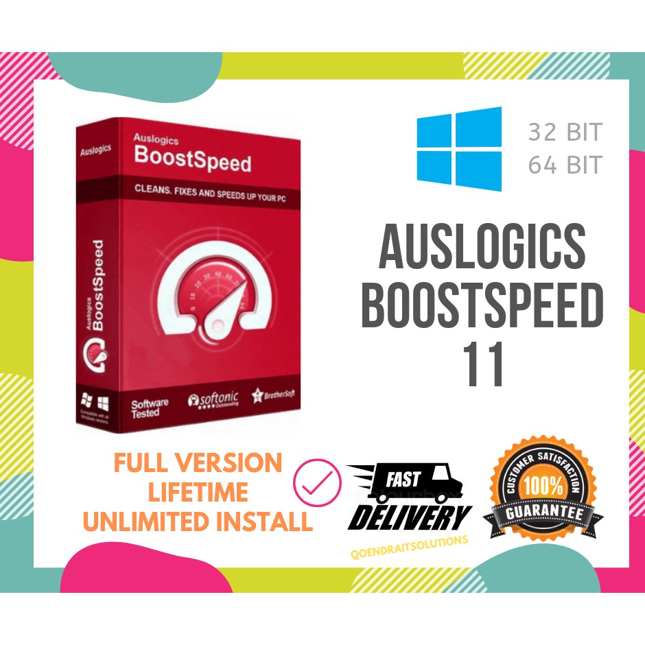 🔥HOT🔥 Auslogics BoostSpeed 11 Full Version | Lifetime | Shopee Malaysia