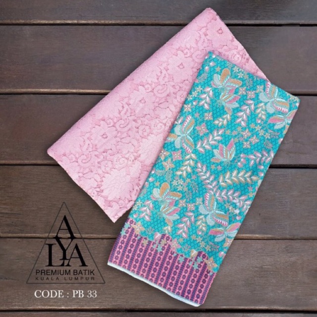 Set Kain Ela Batik Pastle dan Lace Exclusive Imported from Jakarta ...