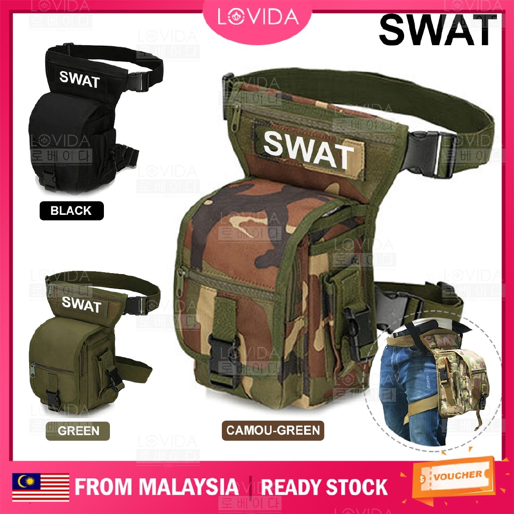 LOVIDA SWAT Utility Gadget Pouch Waist Bag Lumbocrural Bag Tactical Leg ...