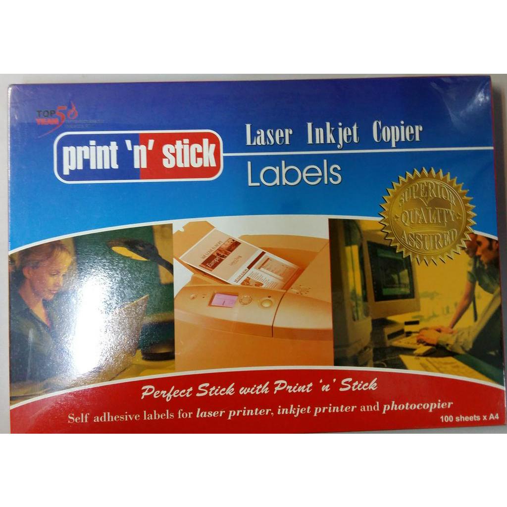 A4 Simili Sticker Label 10 Up 105mm x 51mm (100'S) | Shopee Malaysia