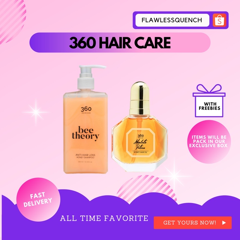 [READYSTOCK] 360 HAIRCARE BEE THEORY SHAMPOO 300ml | Shopee Malaysia