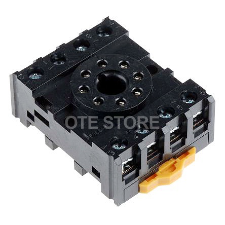 PF083A 8PIN Relay Base Socket (MKS2P/MK2P/H3CR/AH3-1) | Shopee Malaysia