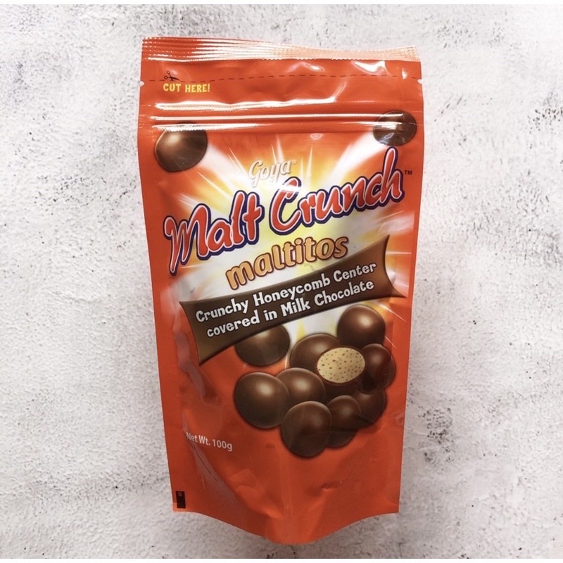 !️GOYA MALT CRUNCH MALTITOS MILK CHOCOLATE | Shopee Malaysia