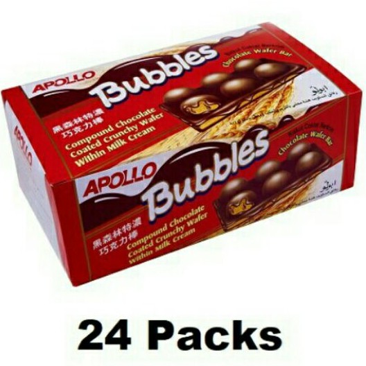 Apollo Bubble choco wafer (24pkt x 32g) | Shopee Malaysia