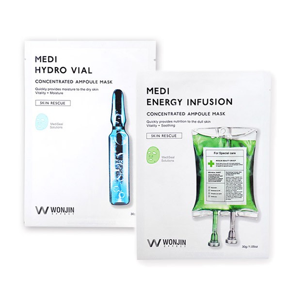 Wonjin Effect Korean Original E Moisturizing Mask Ampoule Single/30 G ...