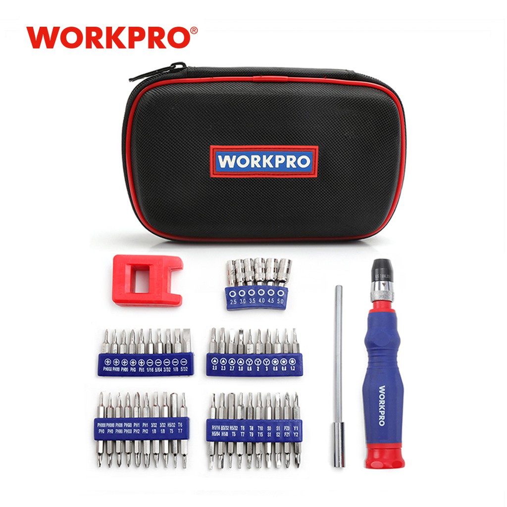 WORKPRO 69 in 1 Precision Screwdriver Kits Quick Load screwdriver with ...