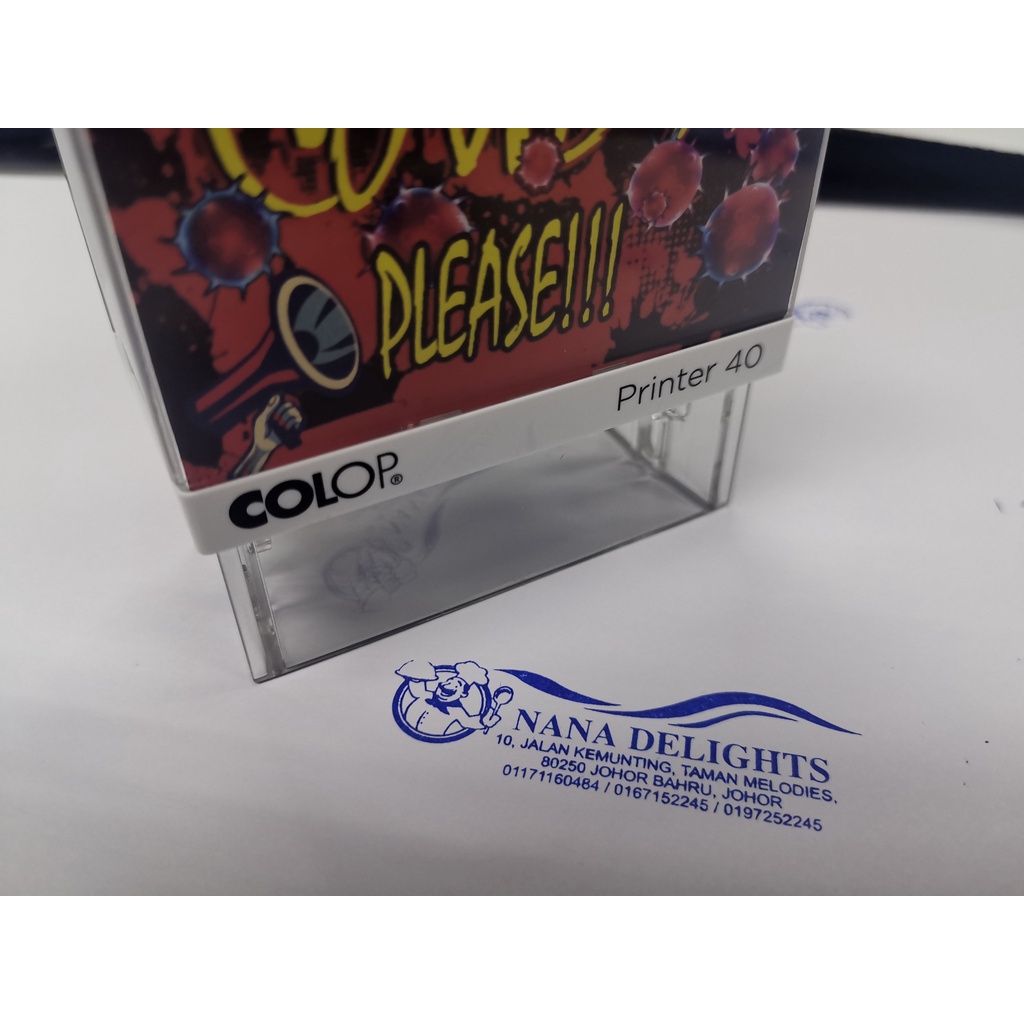 Rubber Stamp Colop Selfink ( Design COLOP ) *SAME DAY POS* [ READY STOCK ] | Shopee Malaysia