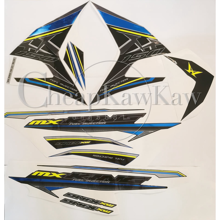 Y15 Y15ZR MX KING 150 ( 2 ) 2018 VIETNAM Chrome Body Cover Stripe ...