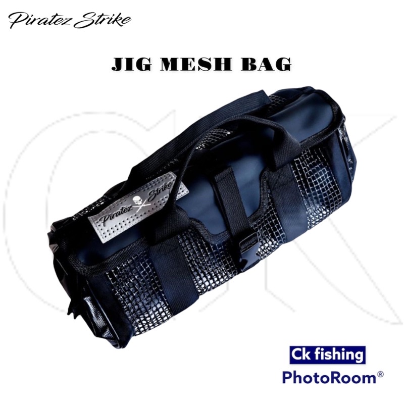 Piratez Strike Jig Mesh Bag ( 4 Size XS , S , M , L ) Fishing Bag ...