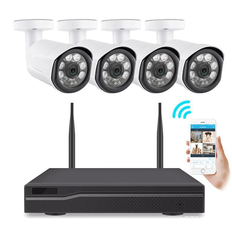 68Uw GOQ 4CH NVR Wireless Security System + 4x 1080P HD WiFi IP Camera ...