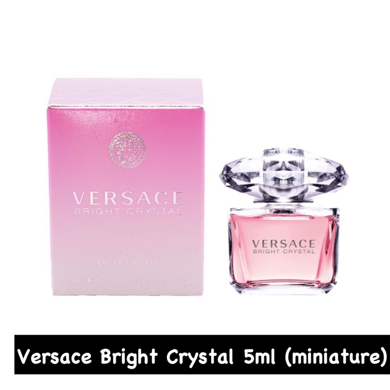 Versace Bright Crystal Pink 5ml Miniature | Shopee Malaysia
