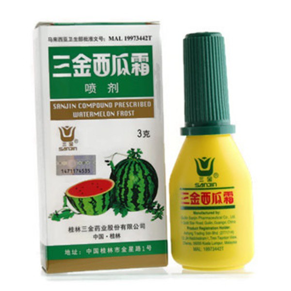 Sanjin Compound Prescribed Watermelon Frost Spray 3g | Shopee Malaysia