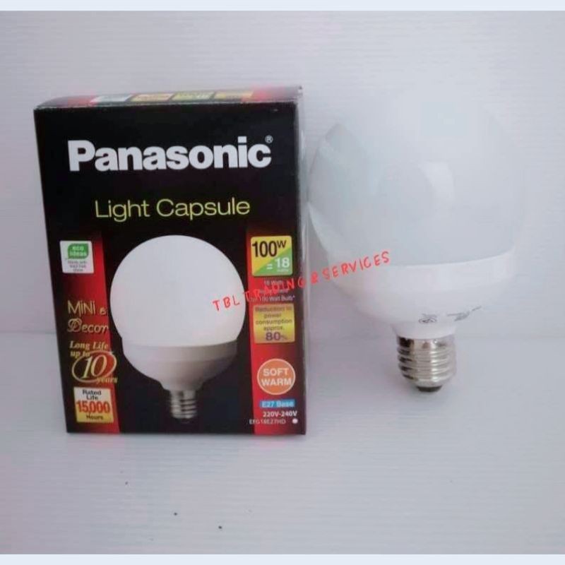 Panasonic Light Capsule E27 / Mini Light Bulb / Globe Bulb | Shopee ...
