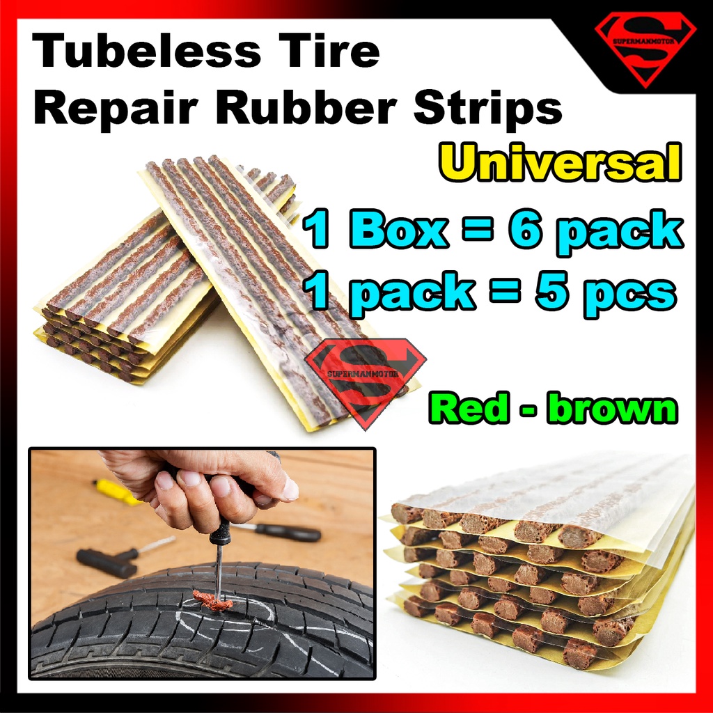 20CM RACING TAYAR TIRE REPAIR GUM TUBELESS SEAL PATCH UNIVERSAL HIGH ...
