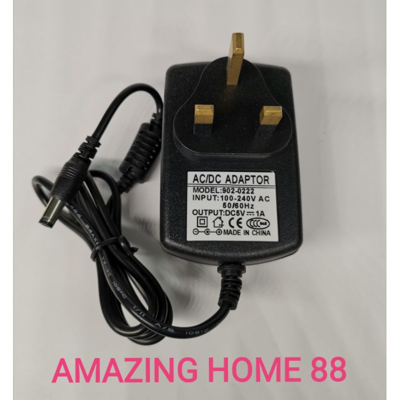 AC TO DC 5V 1A POWER ADAPTER | Shopee Malaysia