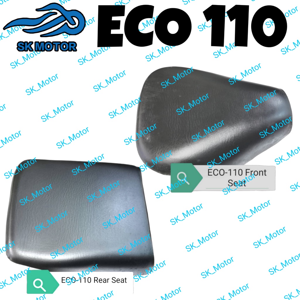 Demak ECO110 ECO 110 Double Seat Front & Rear / Tempat Duduk Depan & Belakang / Kusyen Cushion ...