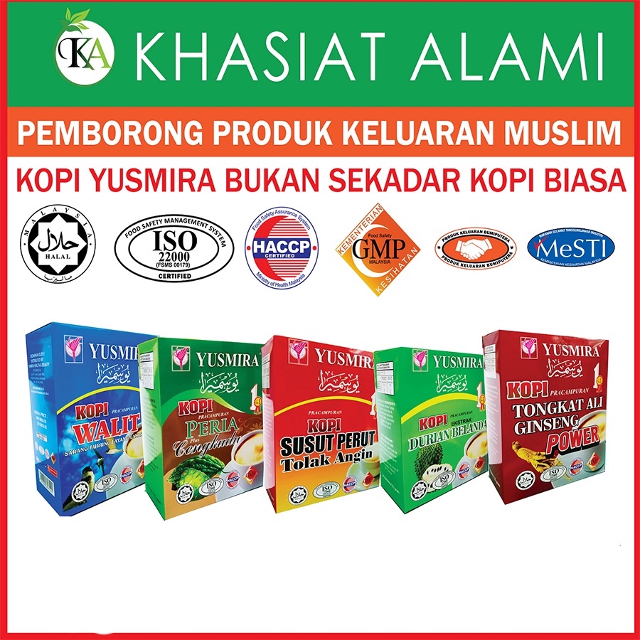 Kopi Yusmira Berwajah Baru(Walit, Peria, Susut Perut, Durian Belanda ...