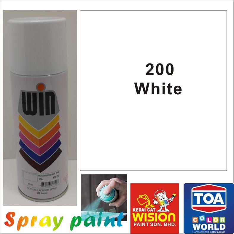 200 WHITE TOA WIN SPRAY AEROSOL SPRAY ( 400CC ) | Shopee Malaysia