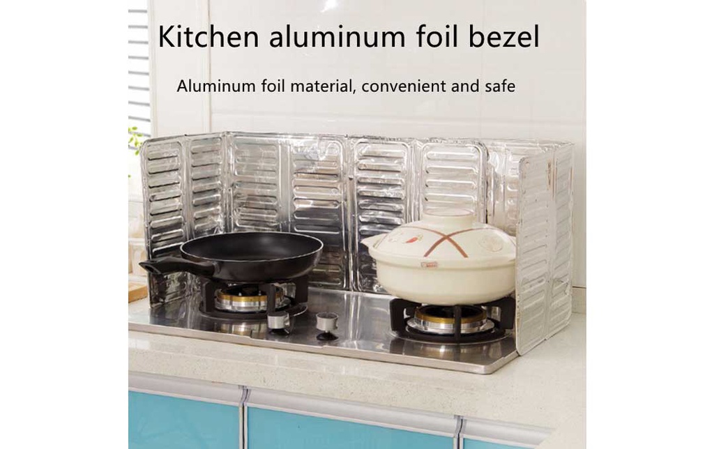 Kitchen Tools Cooking Insulate Splash Proof Oil Baffle Plate Aluminium ...