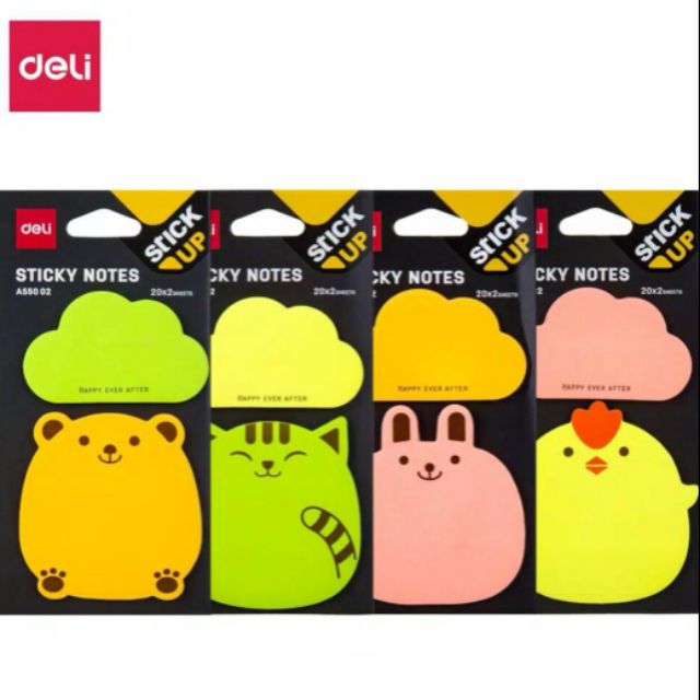 Deli A55002 Sticky Notes | Shopee Malaysia