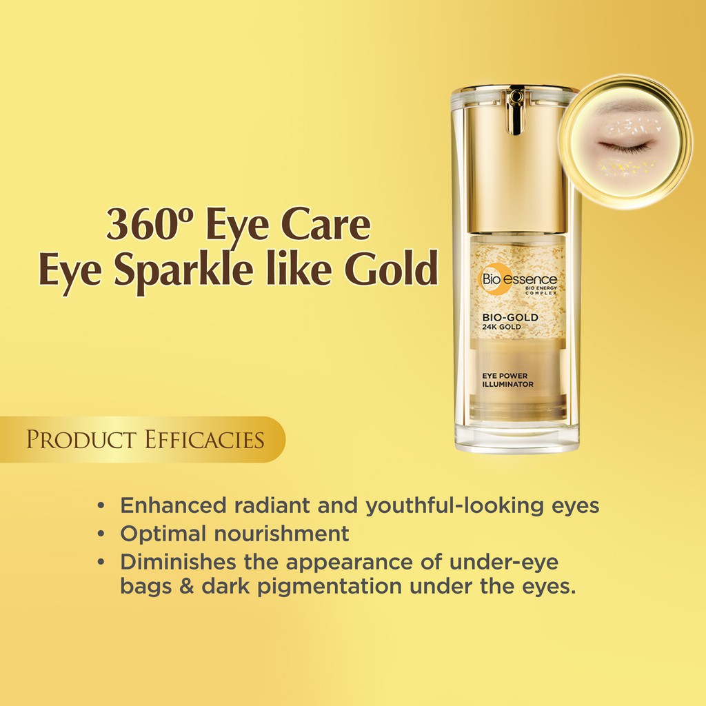 Bio-essence Bio-Gold Eye Power Illuminator (17g) | Shopee Malaysia