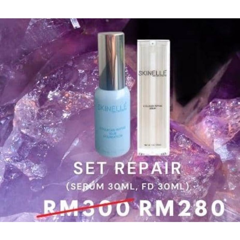 SKINELLE SET REPAIR BIRU KOLAGEN IKAN JERUNG | Shopee Malaysia