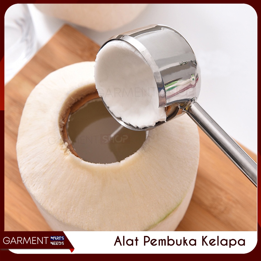 Young Coconut Shell Opener Tool Coconut Hammer Stainless Steel Set ...