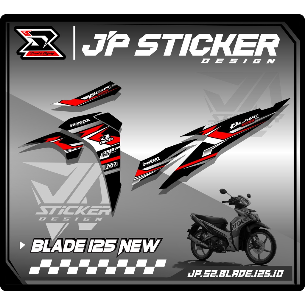 BLADE STICKER STRIPING BLADE 125 NEW - STICKER LIST OF MOTORCYCLE ...