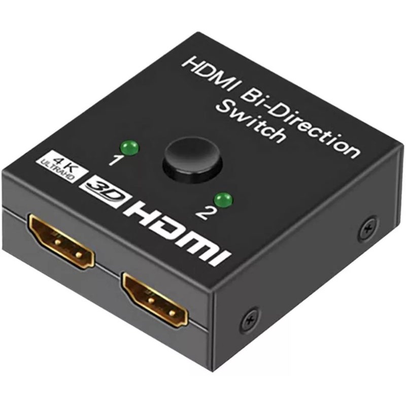 HDMI 3D 4K Bi-Direction Switch 2X1 / 1X2 Switcher Splitter | Shopee ...