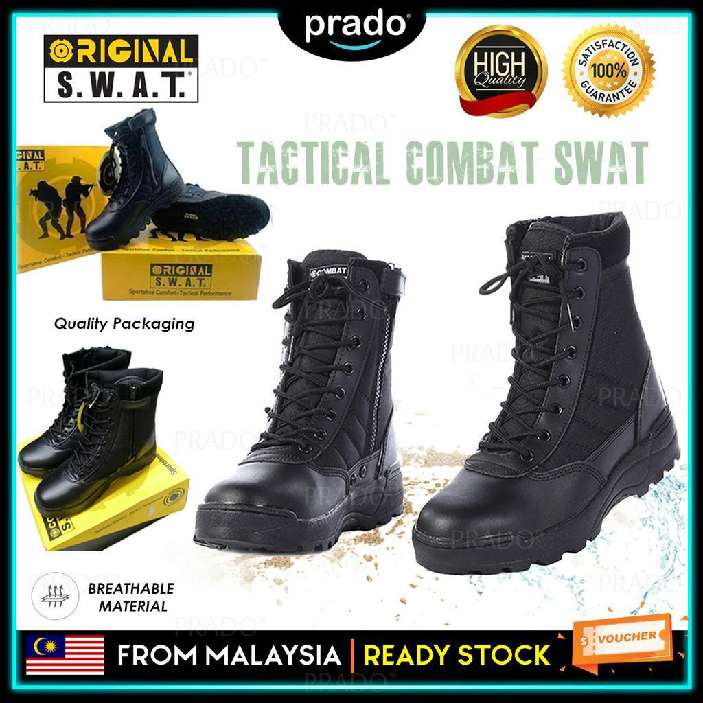 PRADO Unisex Tactical Swat Storm Boots Slip Resistant Combat Safety ...