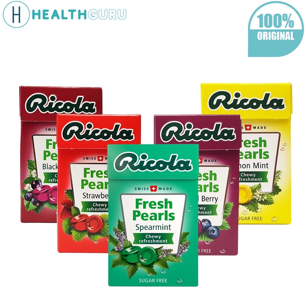 Ricola Sugar Free Fresh Pearls Chewy Candy - Herbal Mint (25g) | Shopee Malaysia