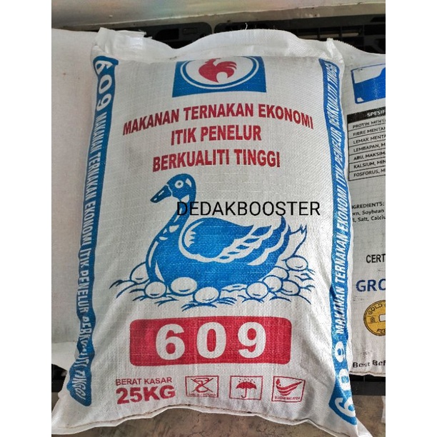 (25KG) MAKANAN TERNAKAN EKONOMI ITIK PENELUR 609BERKUALITI TINGGI# ...