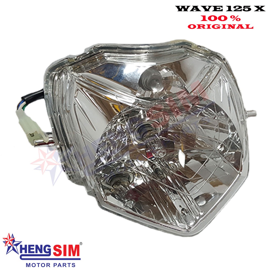 WAVE 125 X (ORIGINAL) HONDA ULTIMO WAVE125X HEAD LAMP | Shopee Malaysia